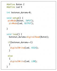 ARDUINO ile Buton Kullanımı – aryaca